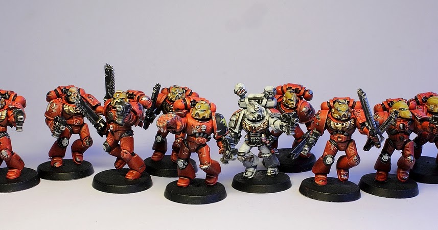 Showcase: Blood Angels Assault Squad - Tale of Painters