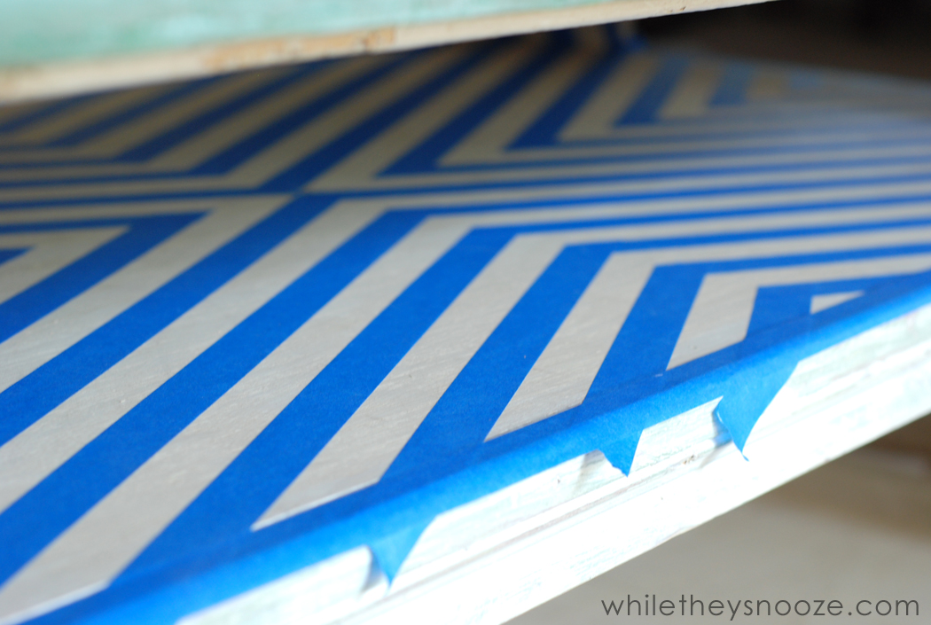 While They Snooze: DIY Map Table Tutorial