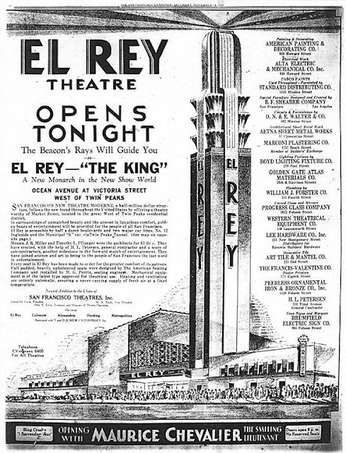 San Francisco Theatres: The El Rey Theatre