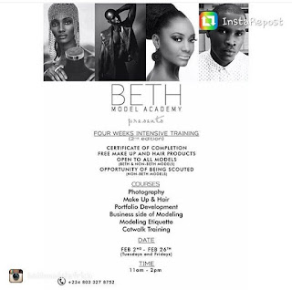 MODELS DIARYS: Beth Model Academy and School of Modelling by Few