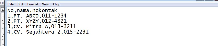 Membaca Dan Menampilkan Isi File CSV Dengan PHP - Belajar Webpedia