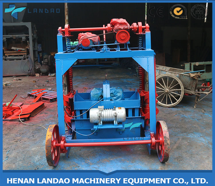 Easy Operated Manual Soil Cement Concrete Brick Making Machine in South ...