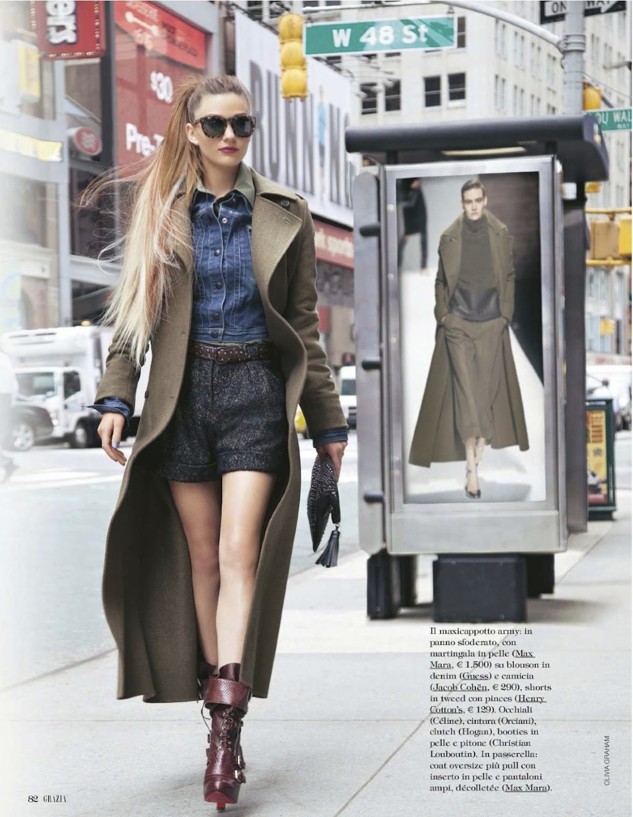 streetstyle: michelle mccallum by olivia graham for grazia italia no.32 ...