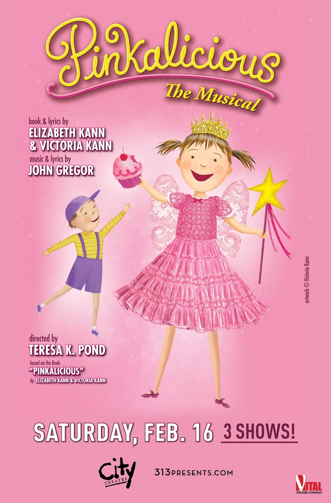 Pinkalicious The Musical at City Theatre Saturday, February 16th ...