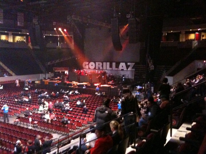 Concert Memories: Gorillaz at Agganis Arena, Boston, MA October 6, 2010 ...