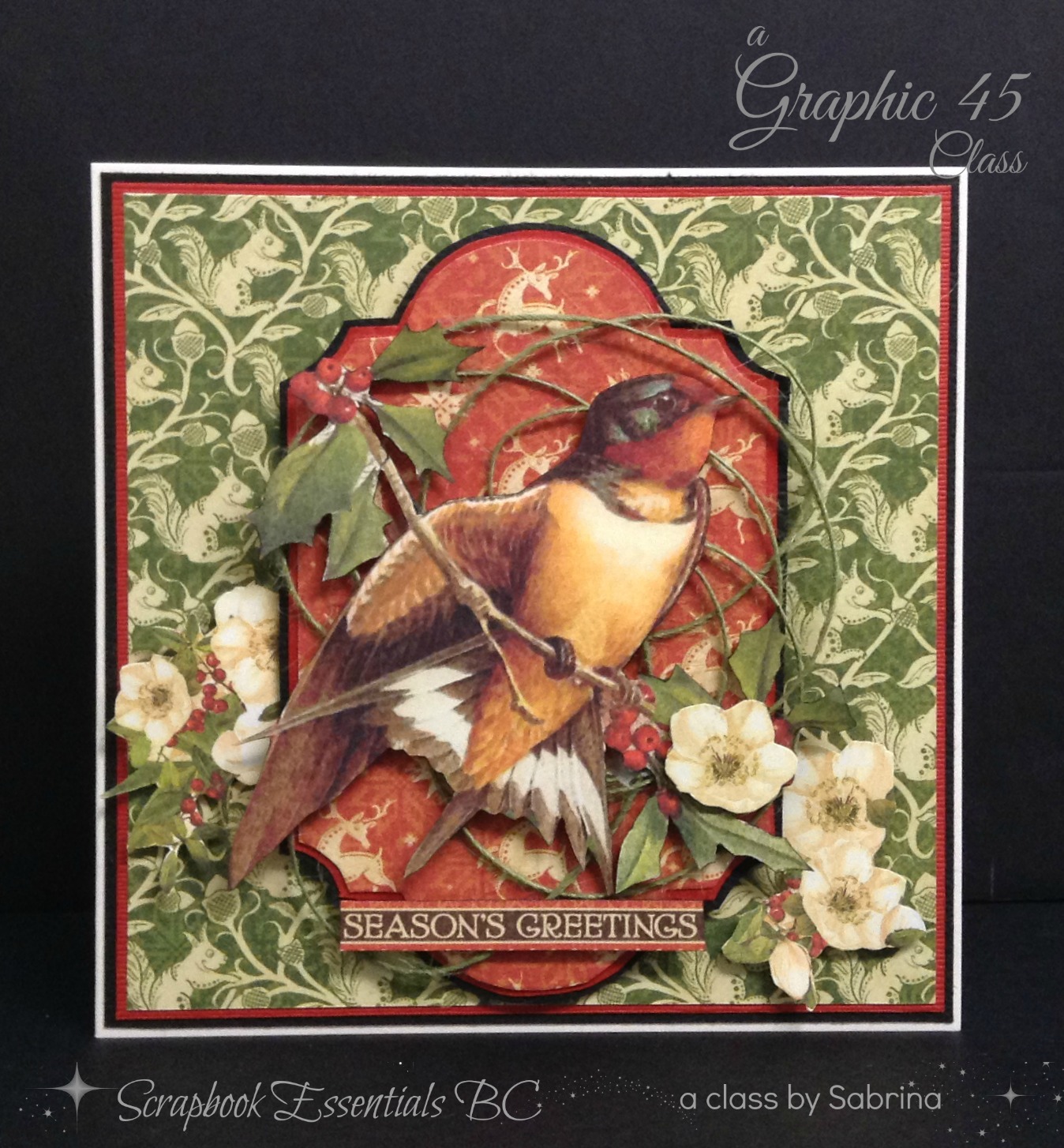 Favourites of 2017 # 2 - Graphic 45 Card Classes | Aspiring to Creativity