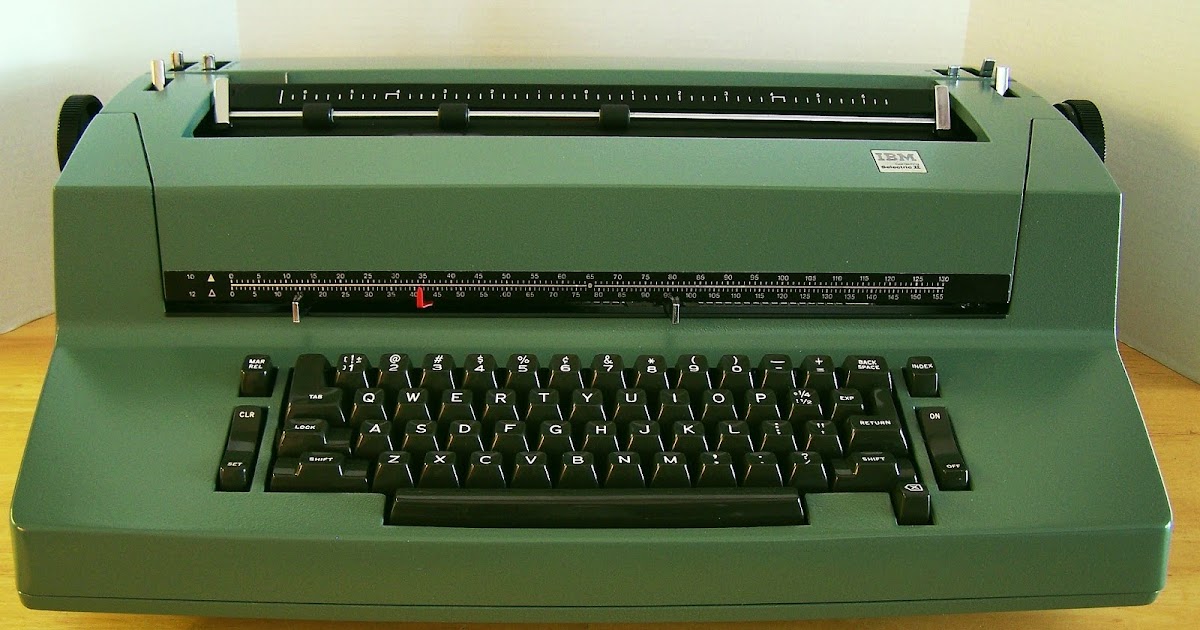 IBM Selectric Typewriters: Refurbished Willow Green Selectric II with ...