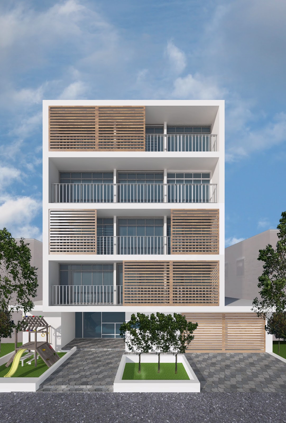 Construcción de edificios Construido en muro confinado y losa en placa ...