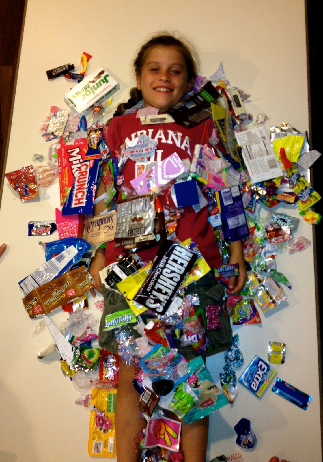 The Reynolds Family: Payte's Candy Wrapper Collection!