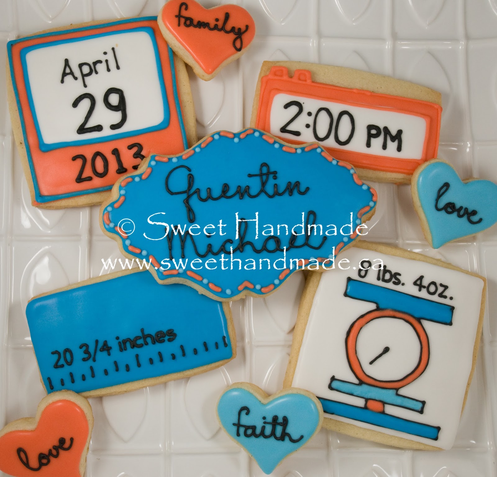 Sweet Handmade Cookies: Baby Shower Cookies