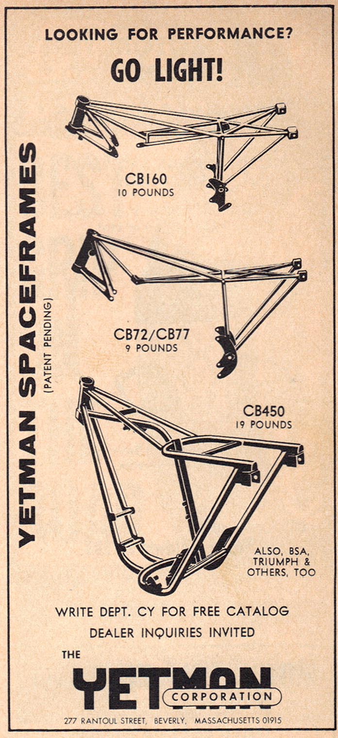 Progress is fine, but it's gone on for too long.: Yetman Frames; 1966