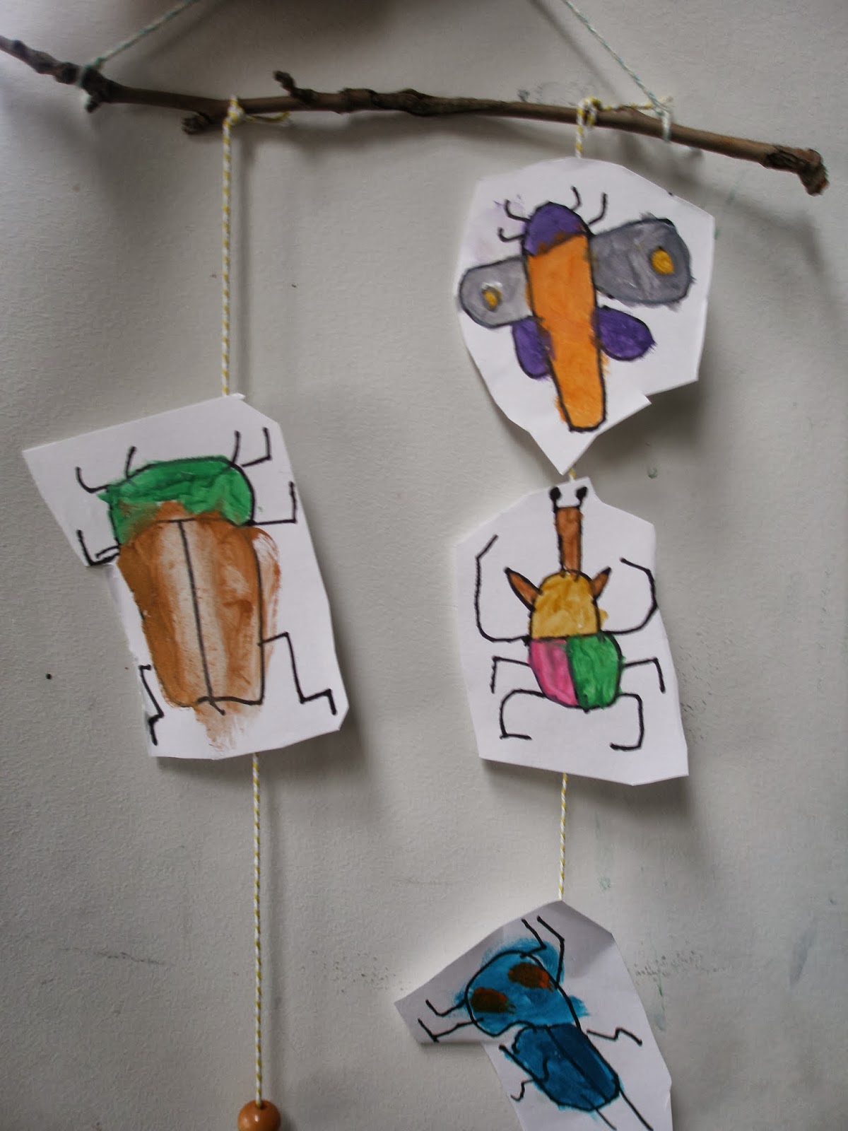Elwood Primary Art: Prep Insect Mobiles