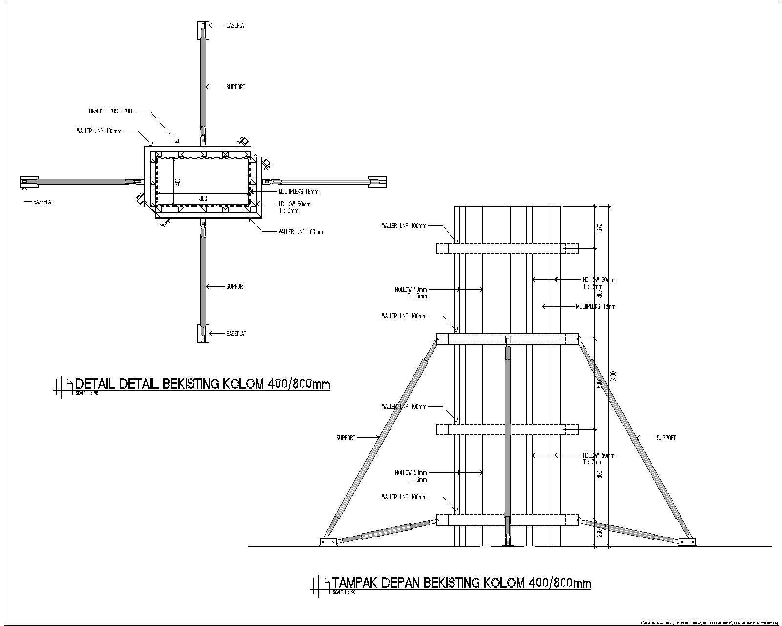 BLOG-OONG: Metode Pelaksanaan Kolom Pada Bangunan Gedung