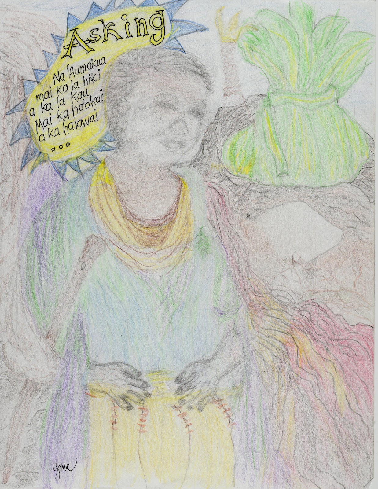 A Golden Wagon : He puko'a kani 'aina ... Full Moon (Hoku) Ceremony of ...