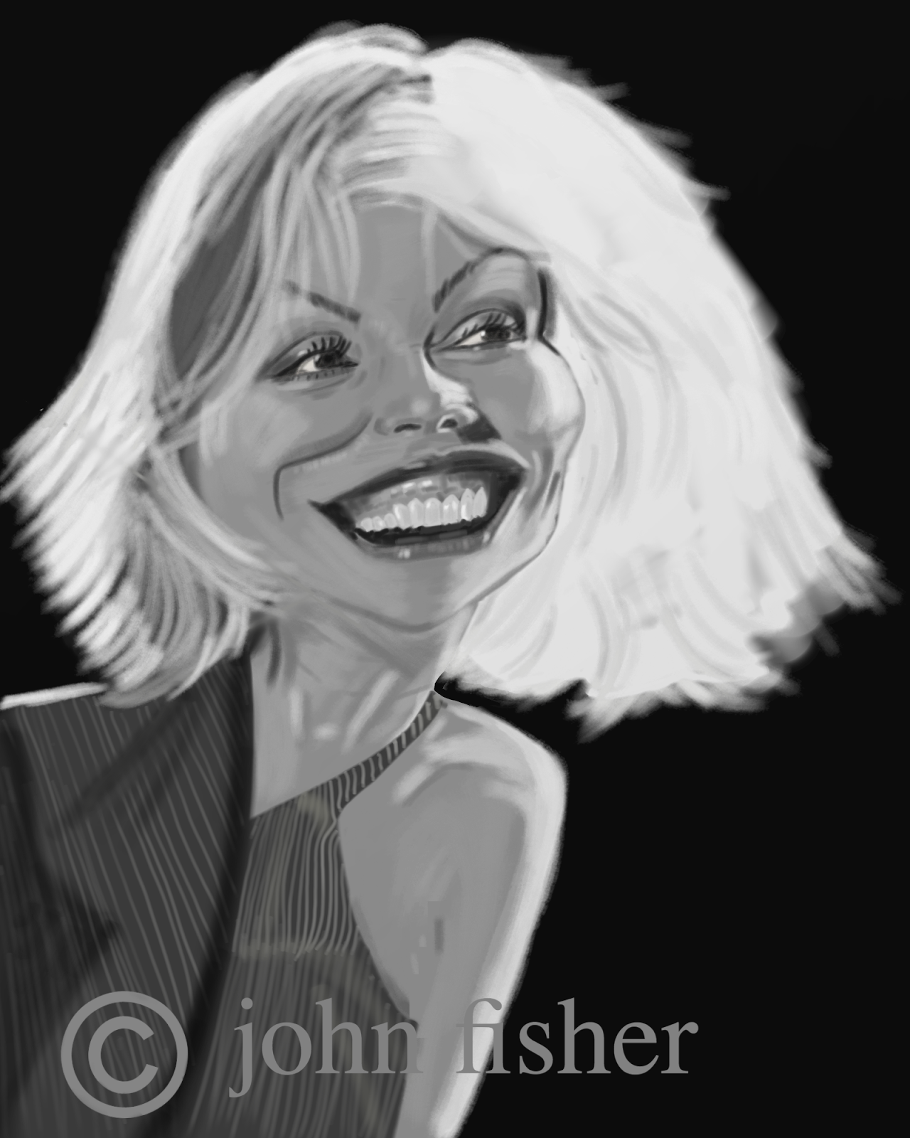 The Art of John Fisher: Debbie Harry..