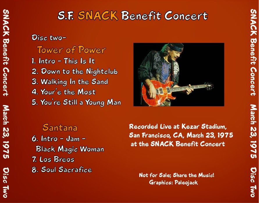 FRESH & ALIVE! - En Vivo Y En Directo.: SNACK Benefit Concert 1975 (2 part)