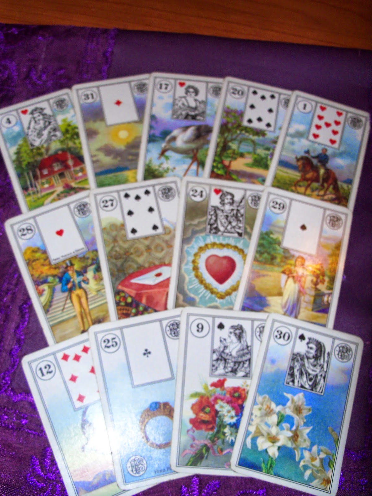 I TAROCCHI MAGICI DI GISELLE: M.lle Lenormand cartomancy Deck! Chiama ...