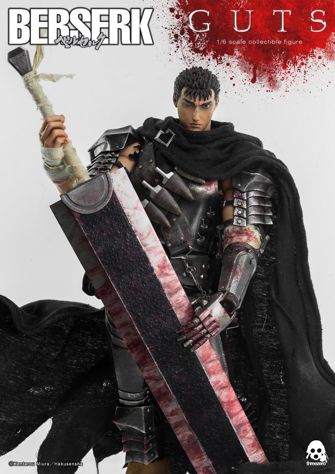 toyhaven: Preview ThreeZero 1/6th scale Berserk Guts 12-inch (32cm ...