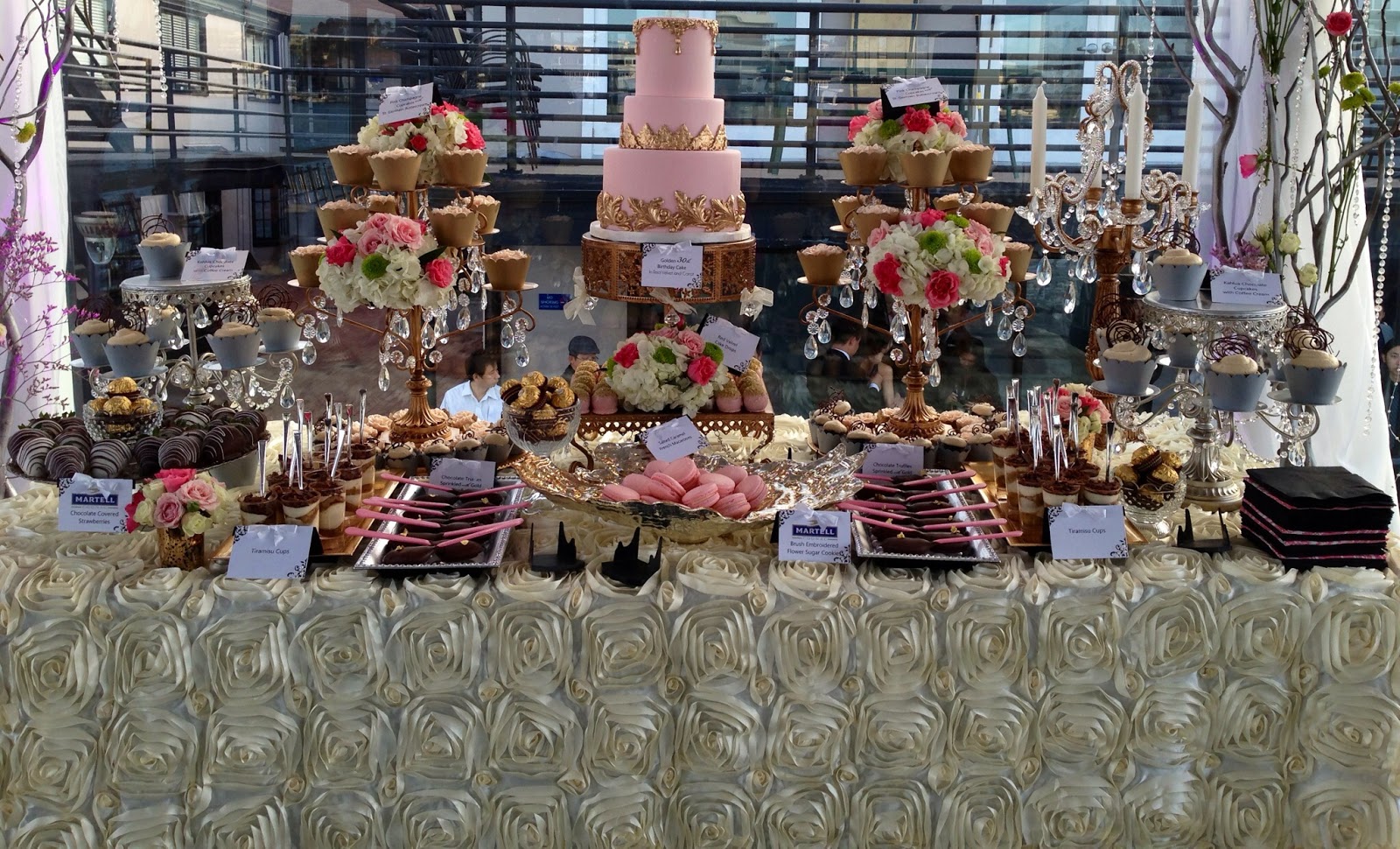 Karess' Kreations: Jennifer's Dessert Table & Tejas's Big Bird Cake