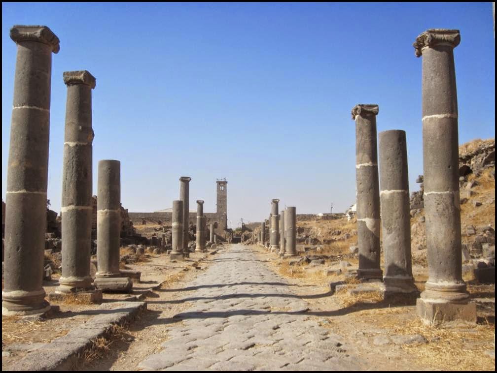 Bosra: The ancient capital city ruins for the Roman province of Arabia ...