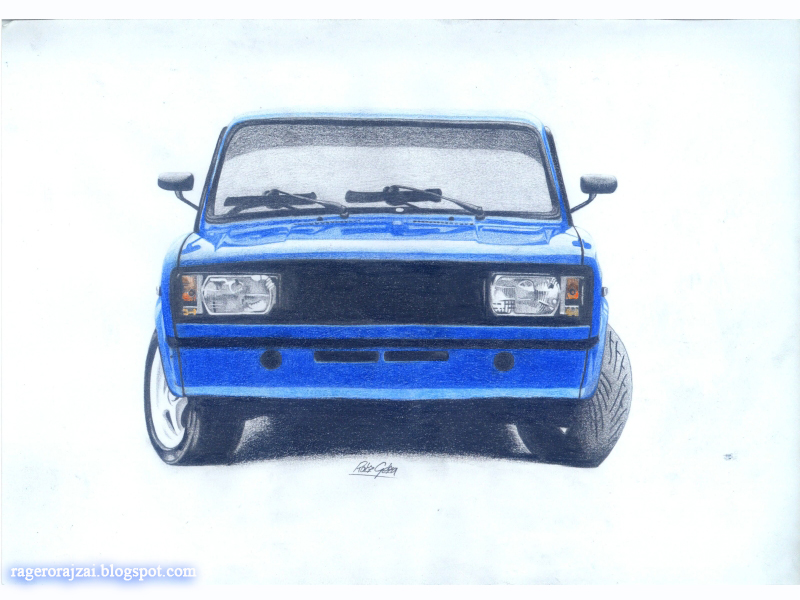 Ragero rajzai blog: Kocka Lada, alias 2105