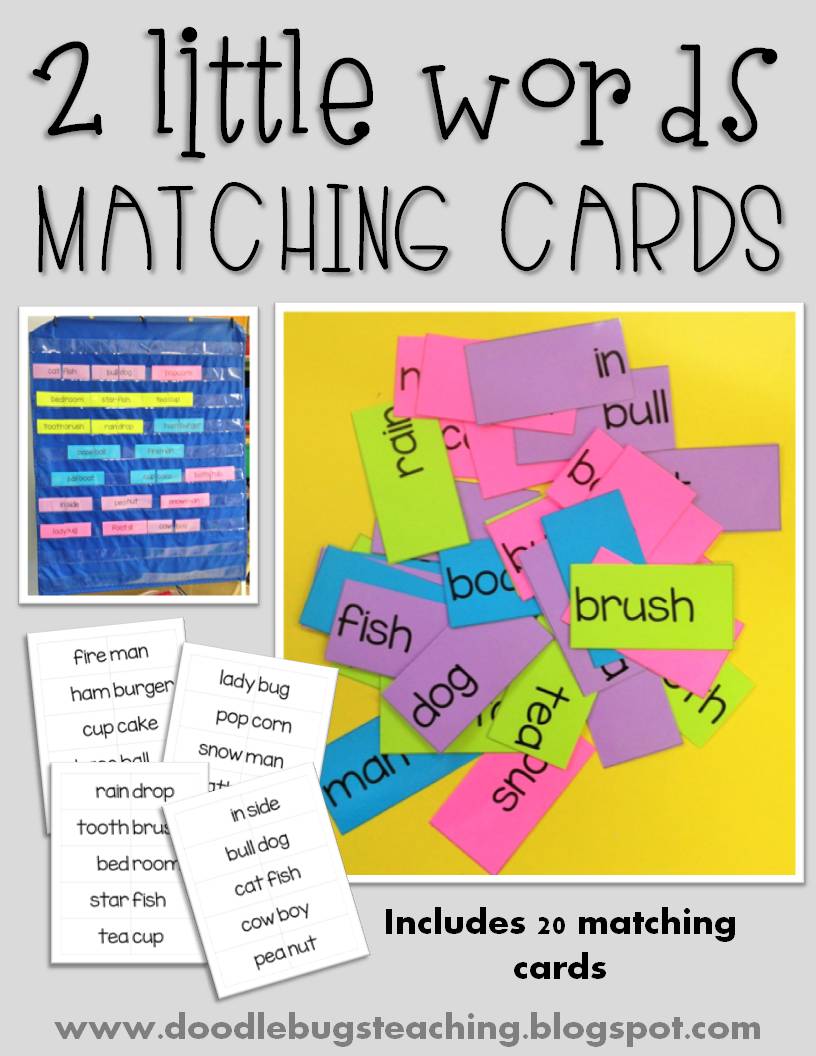 Doodle Bugs Teaching {first grade rocks!}: Compound Word Unit