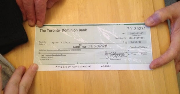 Td Cheque How To Write