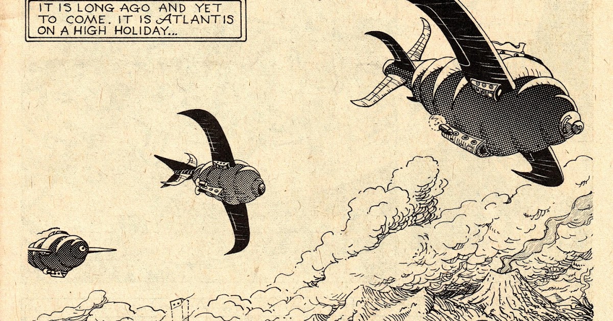 Cap'n's Comics: Airships Of Atlantis by George Metzger
