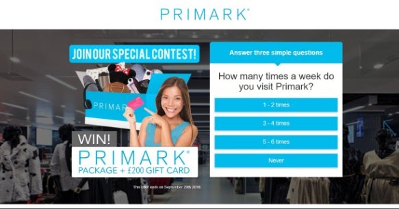 Get a £200 Primark Gift Card!
