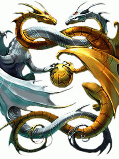 Dragonclips.com: Yellow dragons