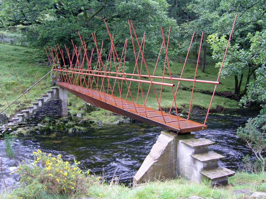 The Happy Pontist: Cumbria Bridges: 1. Fisherman's Bridge, Cumbria