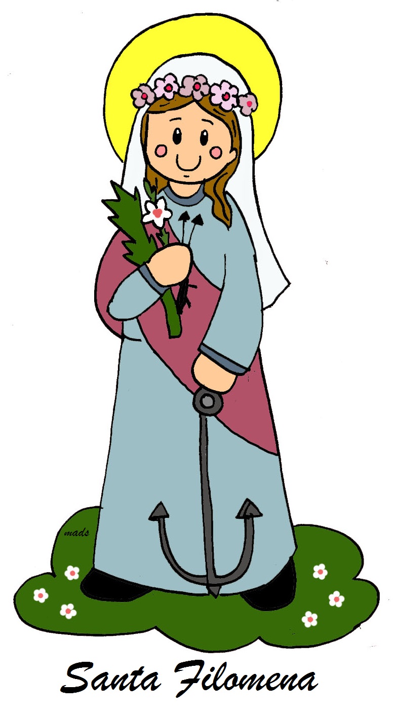 Mis ilustraciones: Santa Filomena