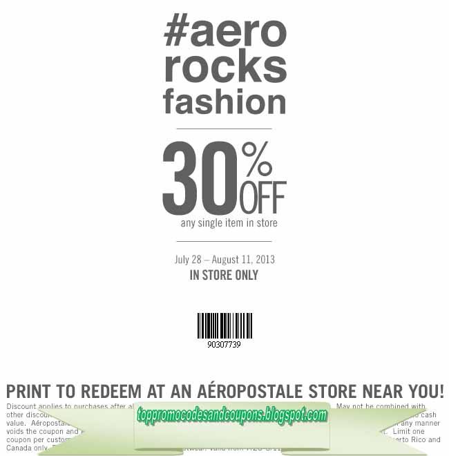 Free Promo Codes and Coupons 2020: Aeropostale Coupons