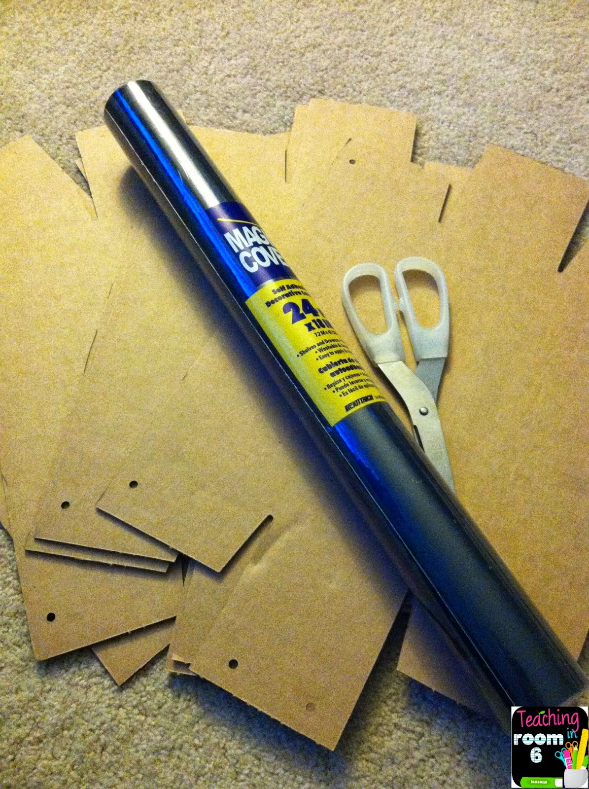 Bright Idea: Covering Cardboard Boxes for Pencil Boxes | Teaching in Room 6