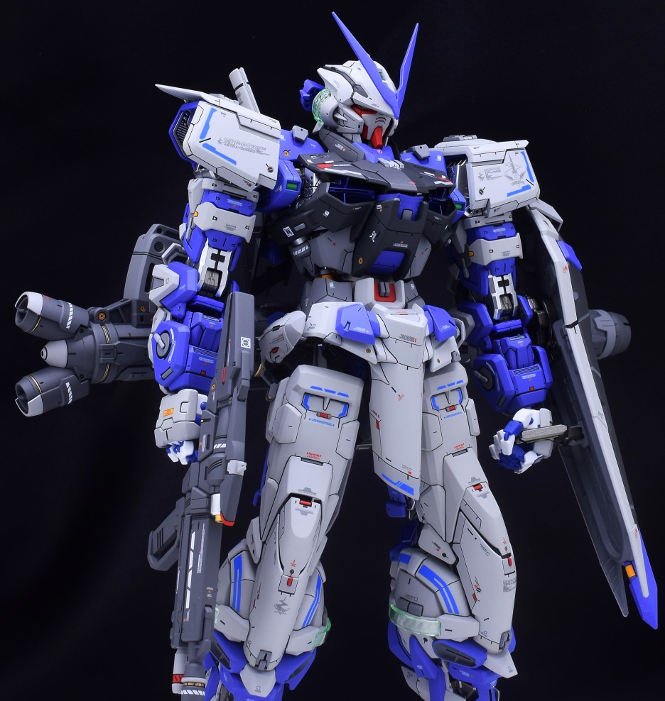 Custom Build: PG 1/60 Gundam Astray Blue Frame [Detailed]