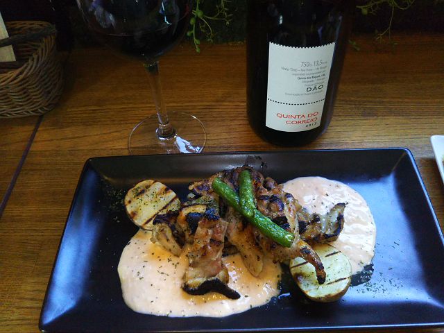 JR1ATA/JA3LKE's BLOG: Grilled young chicken with yuba cheddar cheese sauce