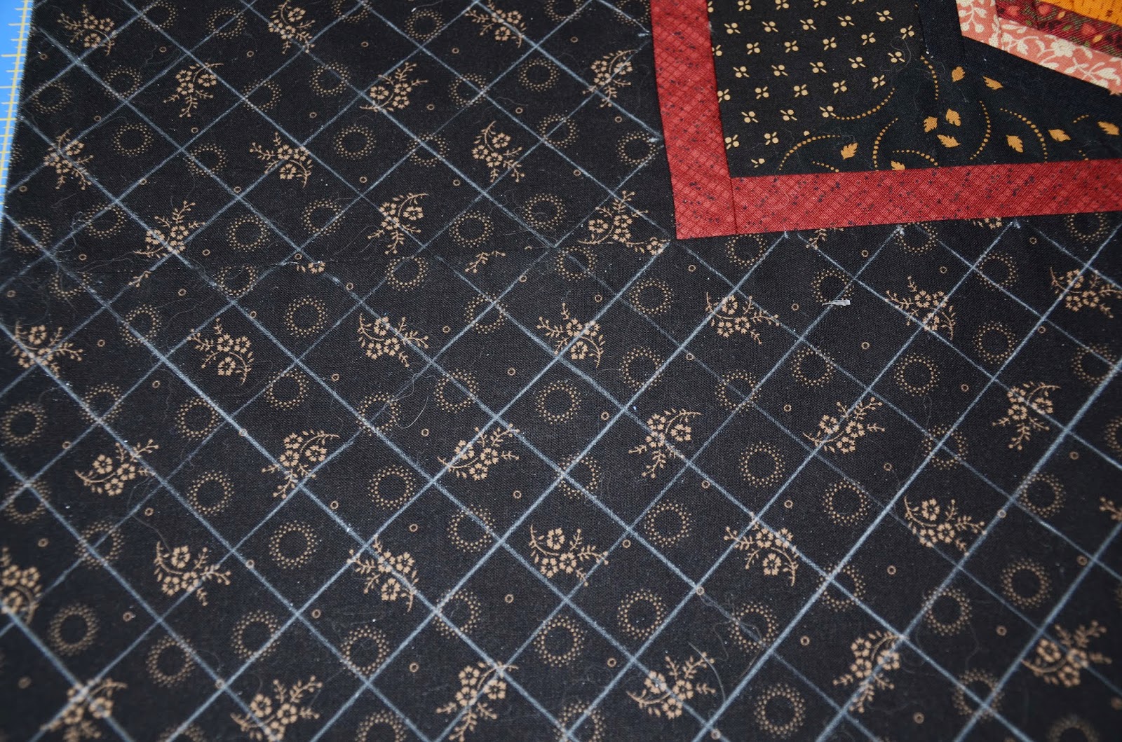 Sew'n Wild Oaks Quilting Blog: How to Mark a Cross-hatched Border
