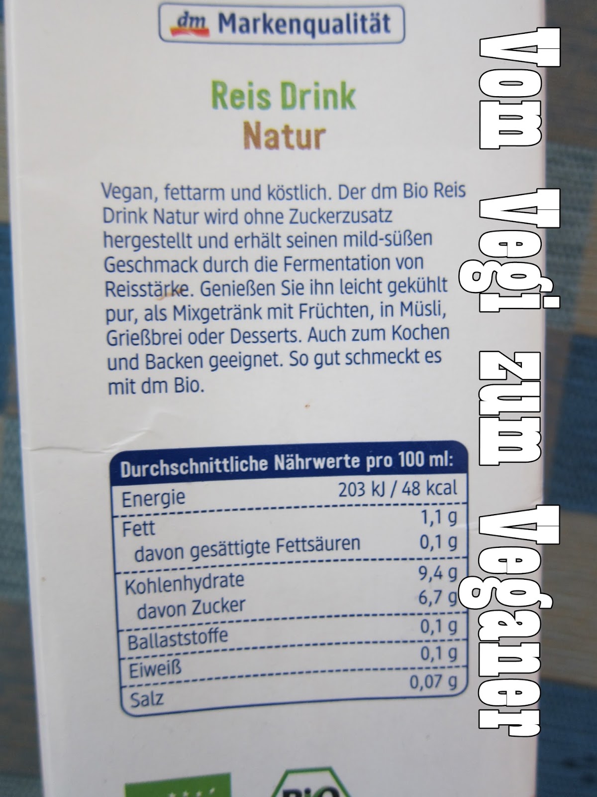 Vom Vegi zum Veganer: DIE MILCH MACHT'S | DM BIO REIS DRINK NATUR