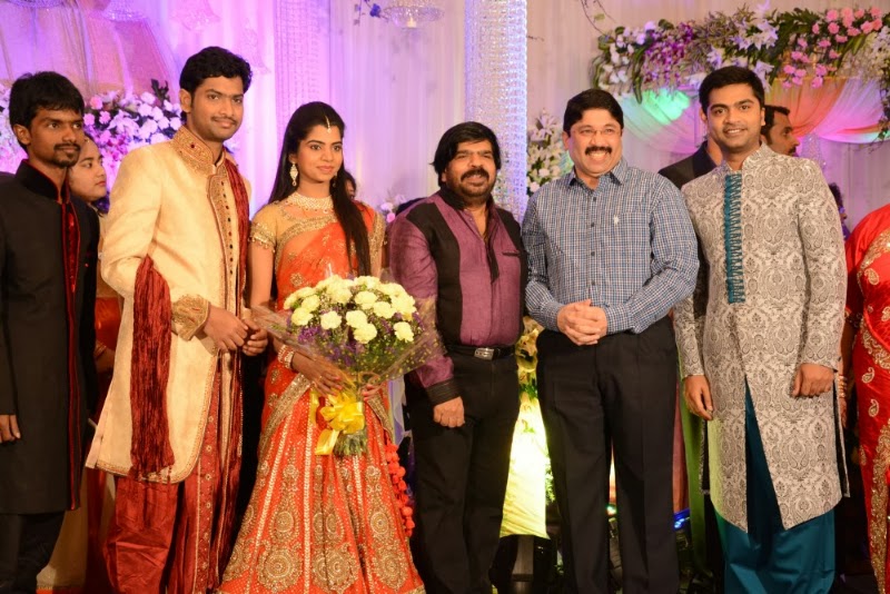Rajinikanth Daughter at Simbu Sister Wedding Reception