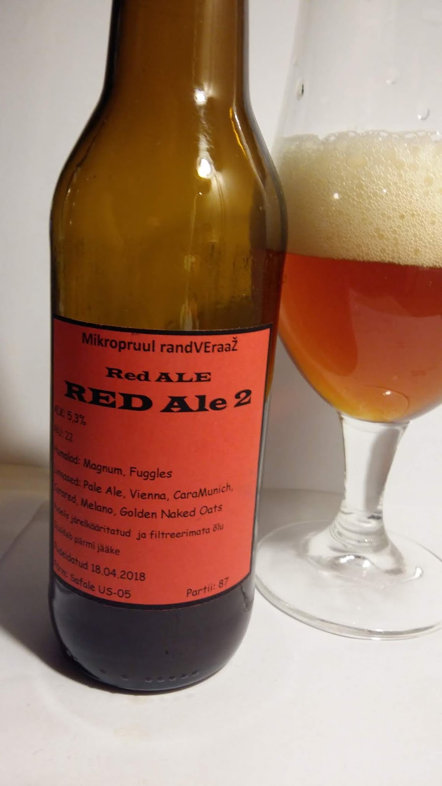 Gambrinuse õllepäevik: Red Ale 2