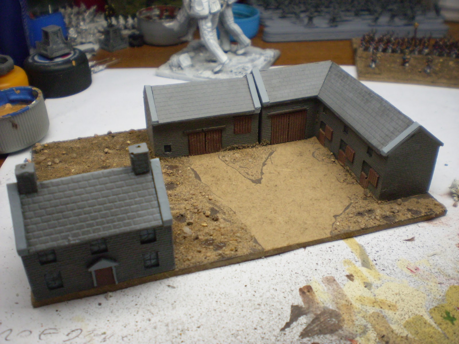 3D Military Art: Quick Painting Tutorial For 6mm Buildings