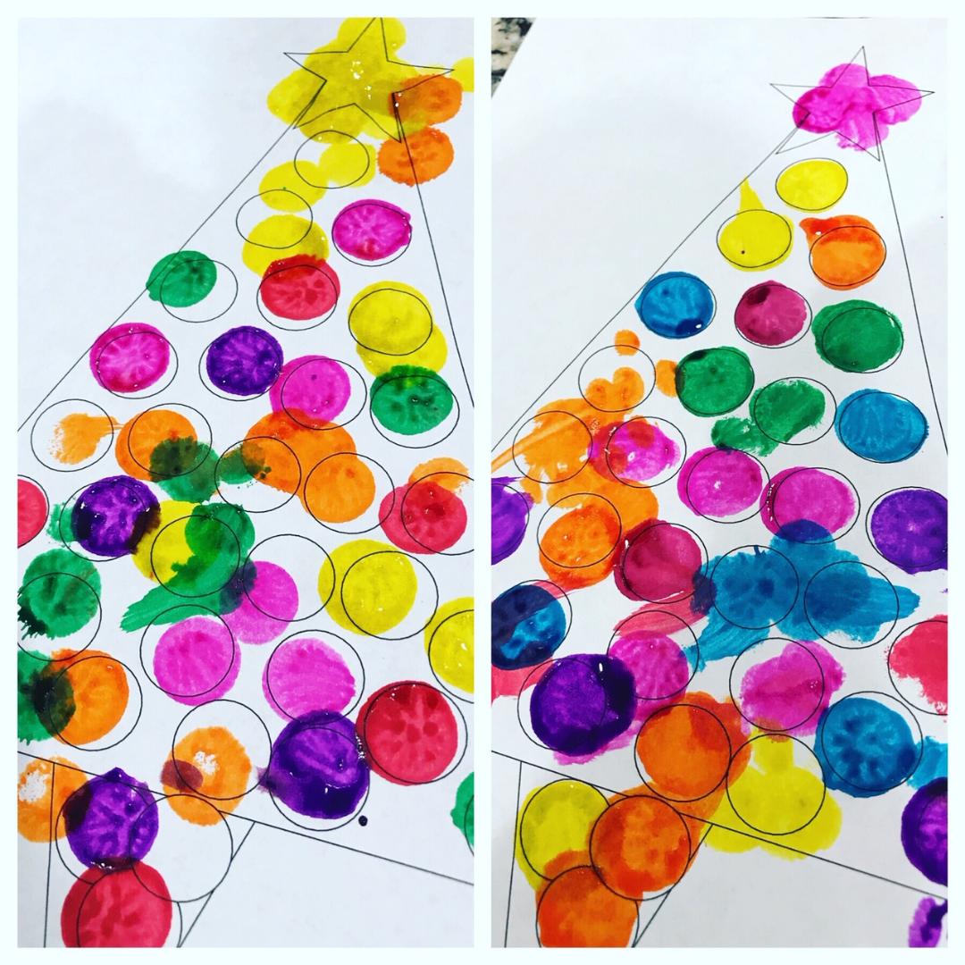 Christmas Crafts with Do-a-Dot Markers - For the Love of Teaching