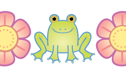 Loreen Leedy Books + More: C'mon, get hoppy! My Frogs 'n' Flowers Clip ...