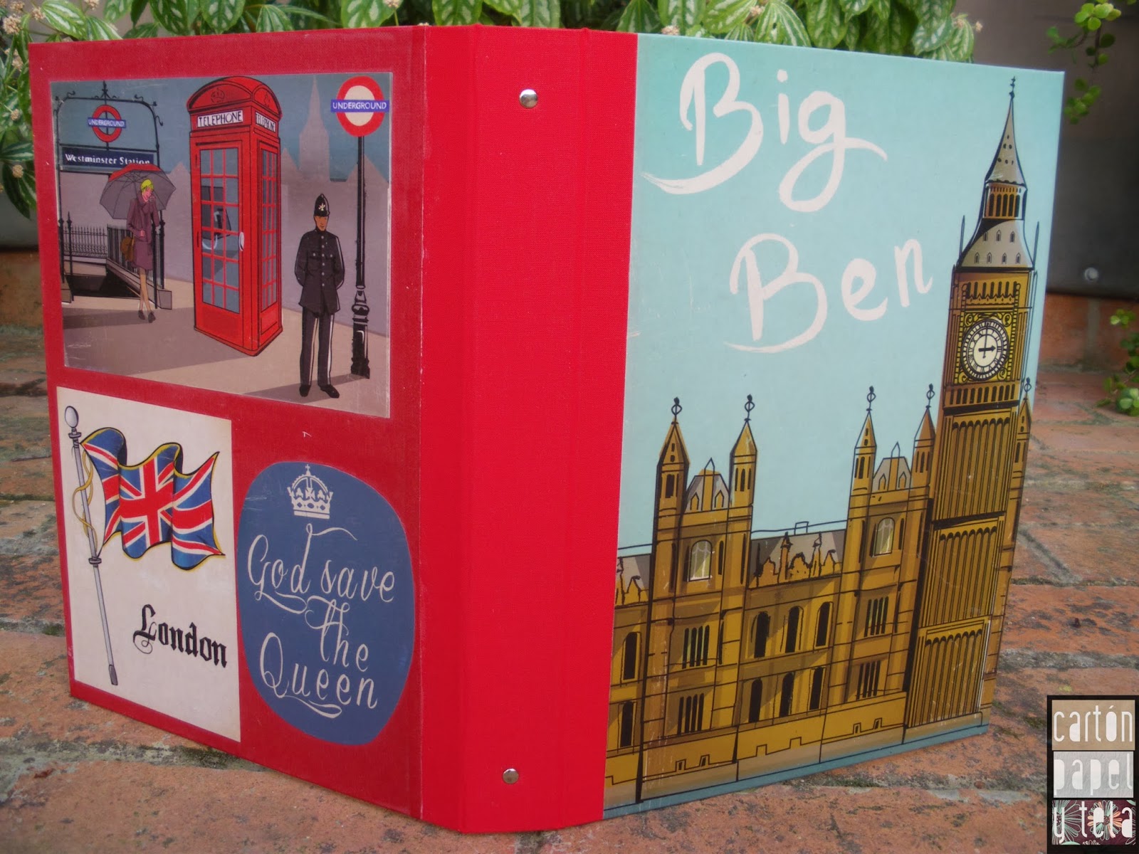 Cartón, papel y tela: Cartapacio LONDON