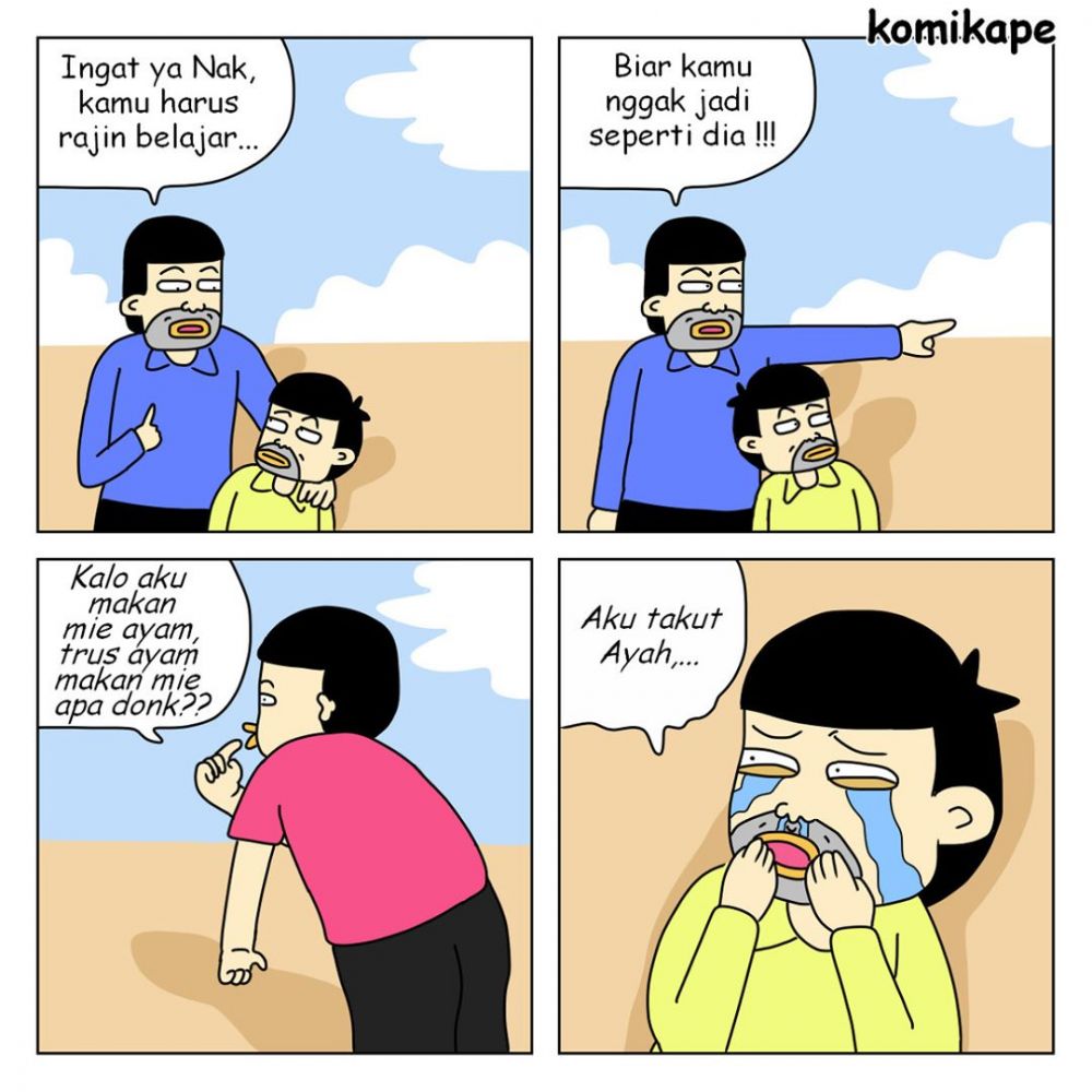 13 Meme Komik 'Bapak dan Anak' yang Kocaknya Konyol Parah