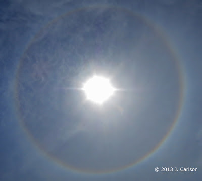 Nature-in-verse: A Sun Halo