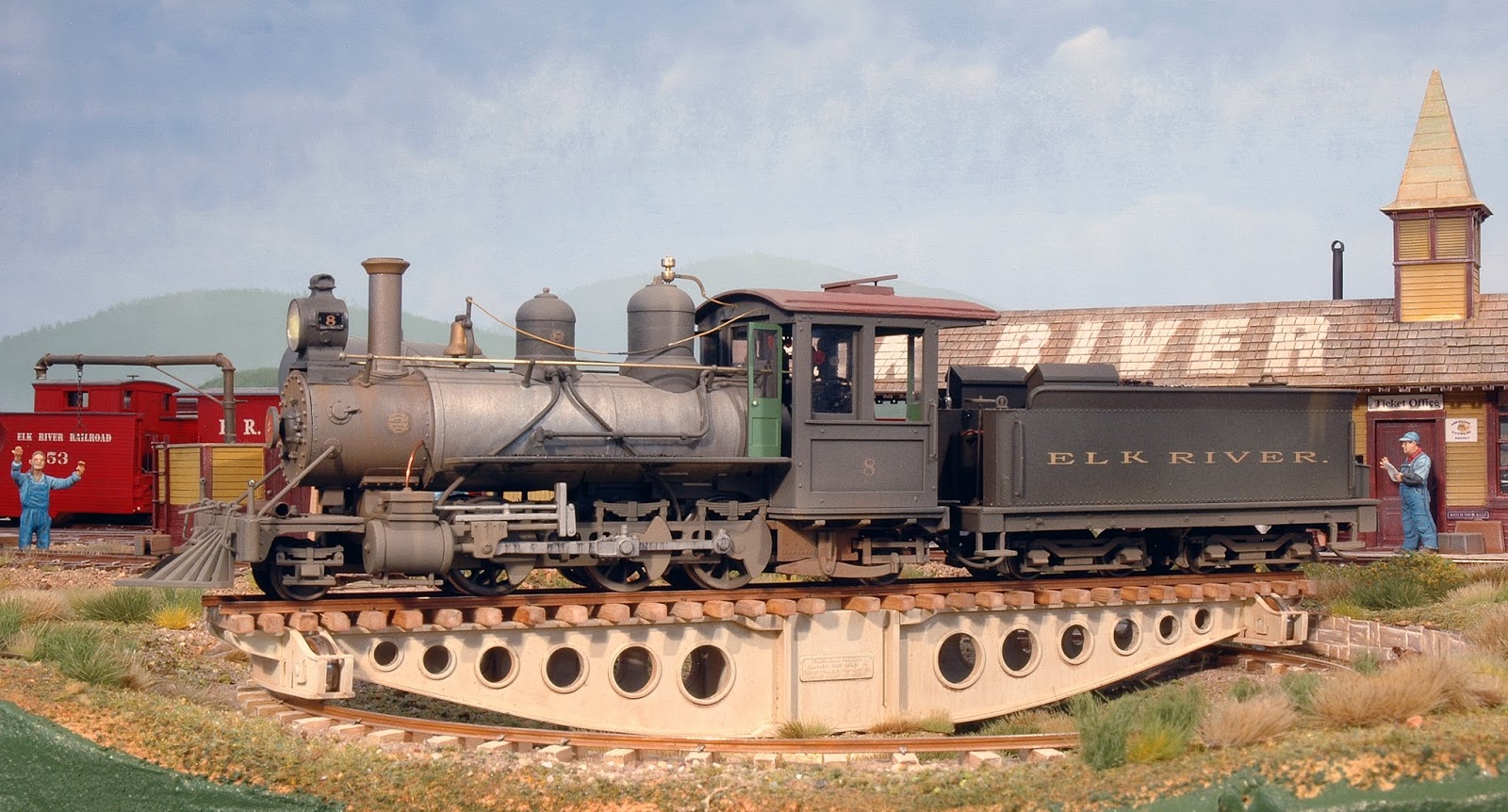 Trackside Scenery: On30 Maine-style Engines