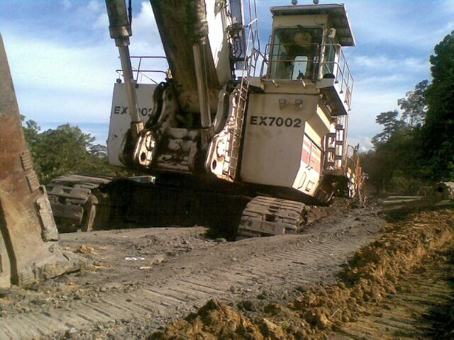 Mining Mayhem: Two Bogged Excavators