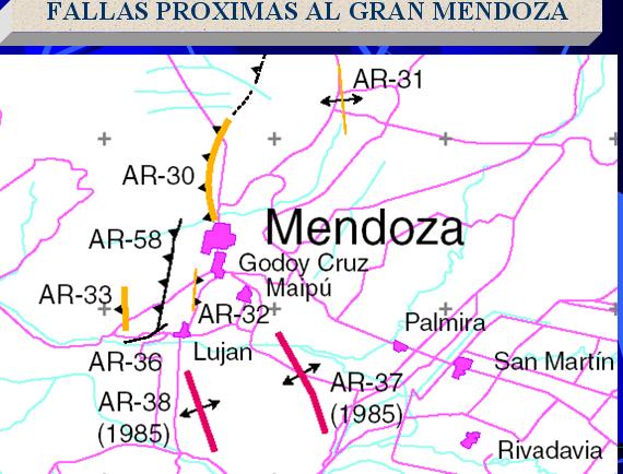 En Mendoza hay tres fallas geológicas activas | BOMBEROS SAN RAFAEL