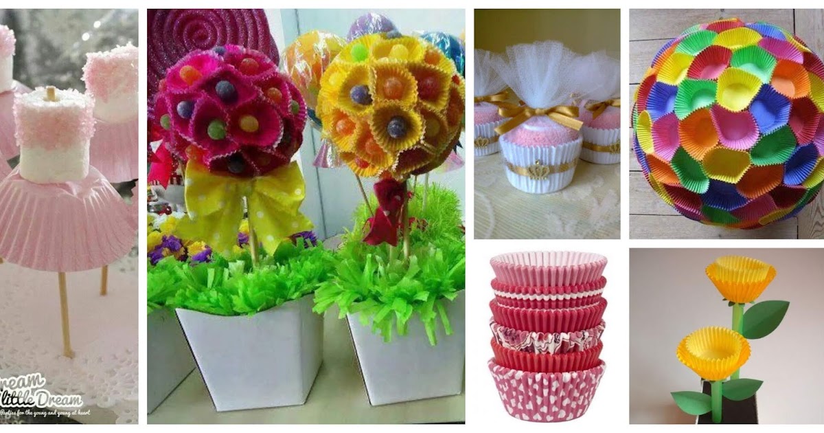 11 Hermosas manualidades para hacer con capacillos o pirotines de papel ...